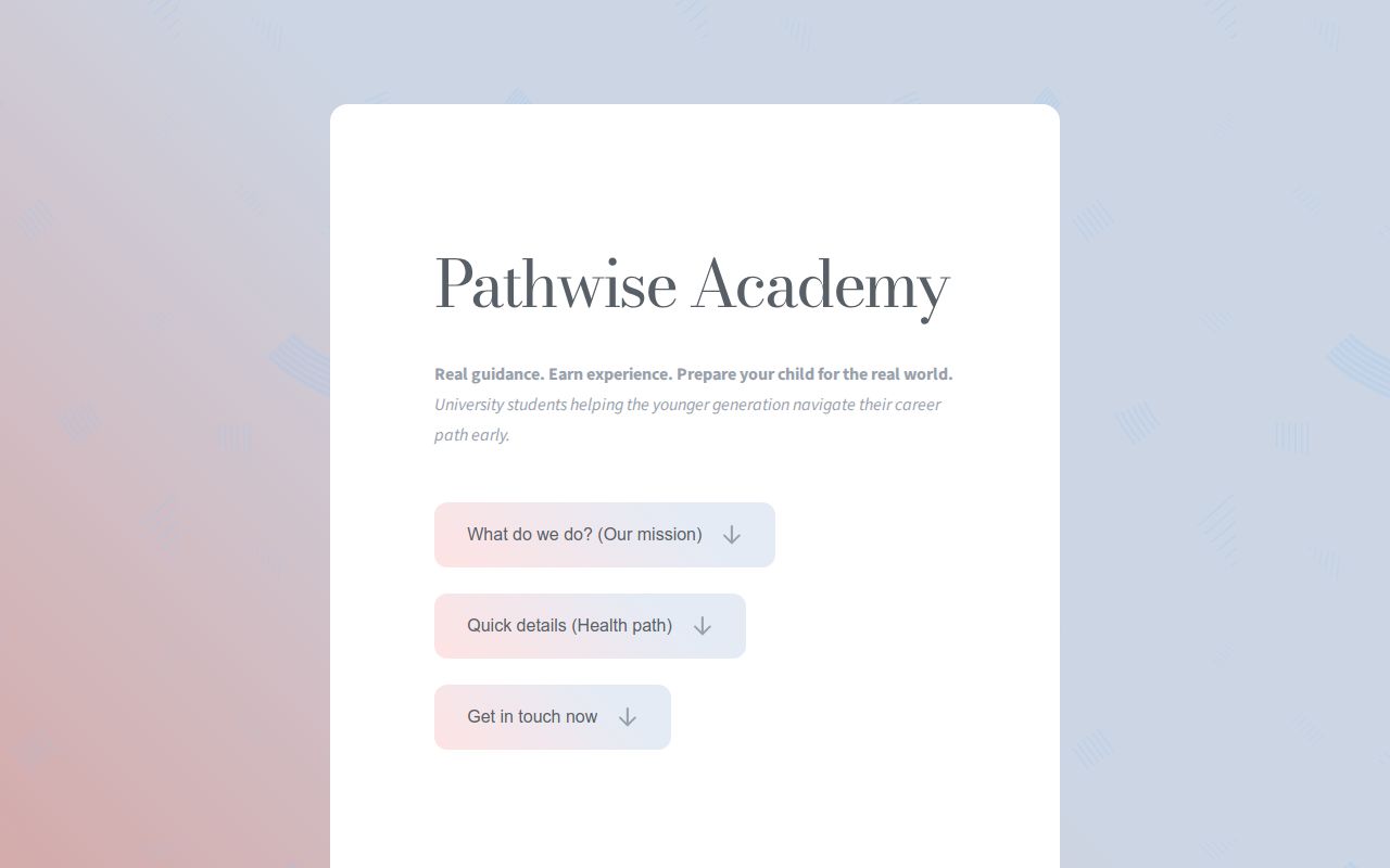Pathwise Academy